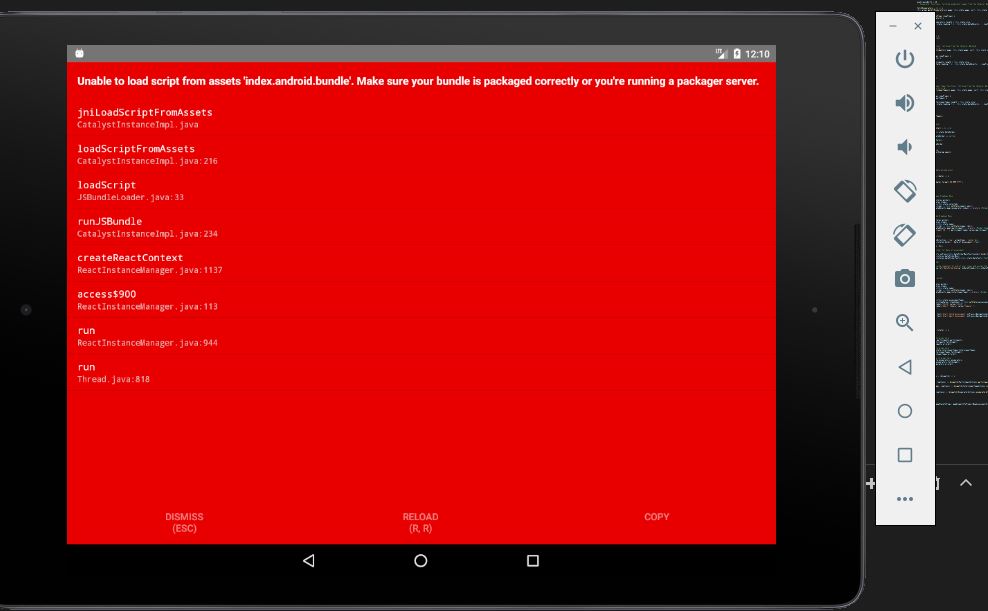Unhandled error when running react-native run android · Issue #1172 ...
