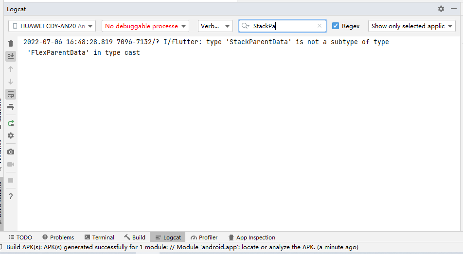 type 'StackParenData' is not a subtype of type 'FlexParentData' in type cast · Issue #107136 ...