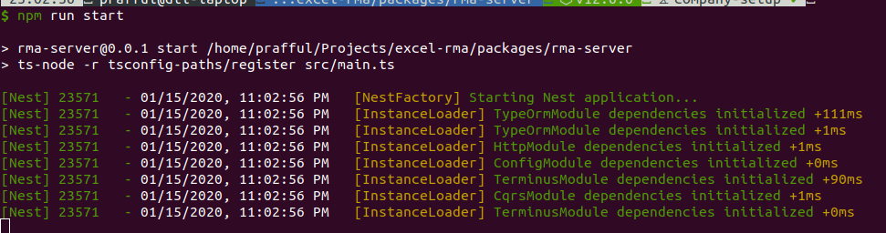 RMA Apps Local Development Setup Fnrfarid excel rma Wiki