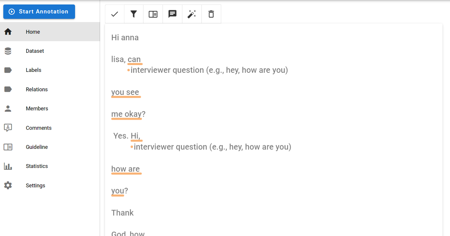 Text Not Coming In A Single Line · Issue 1555 · Doccanodoccano · Github 