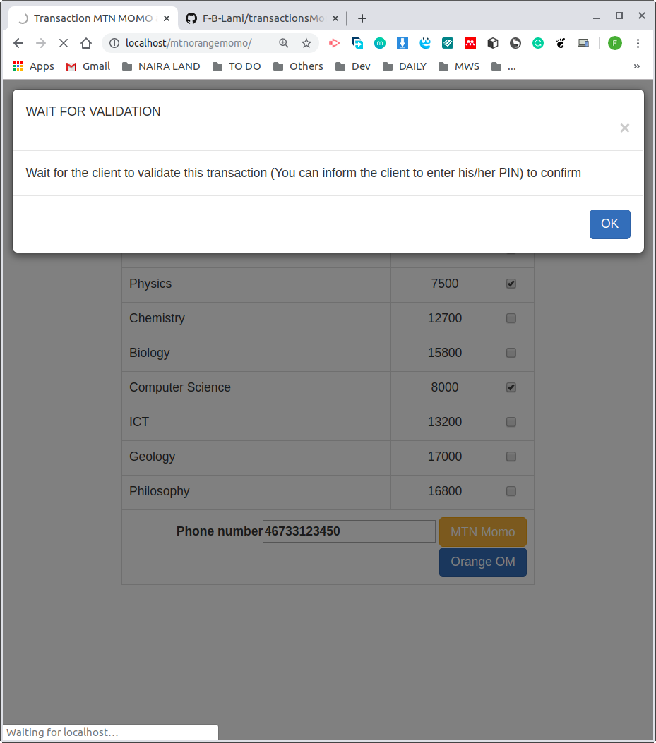 GitHub - lami-genius/transactionsMomoOM