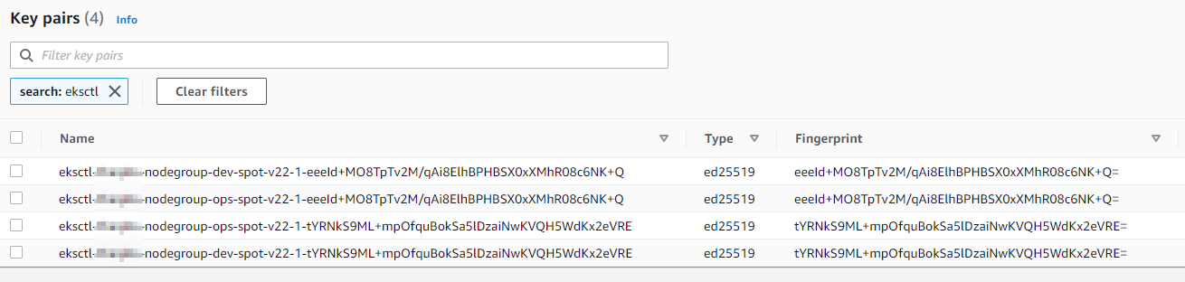 [Bug] SSH public key already exists, but fingerprints don't match · Issue #5145 · eksctl-io ...