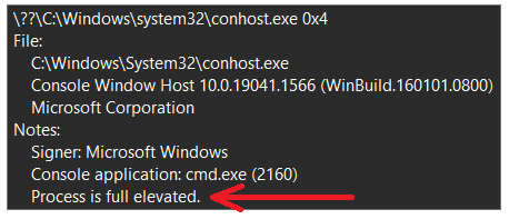 Process elevation is not being detected · Issue #1615 · winsiderss/systeminformer · GitHub