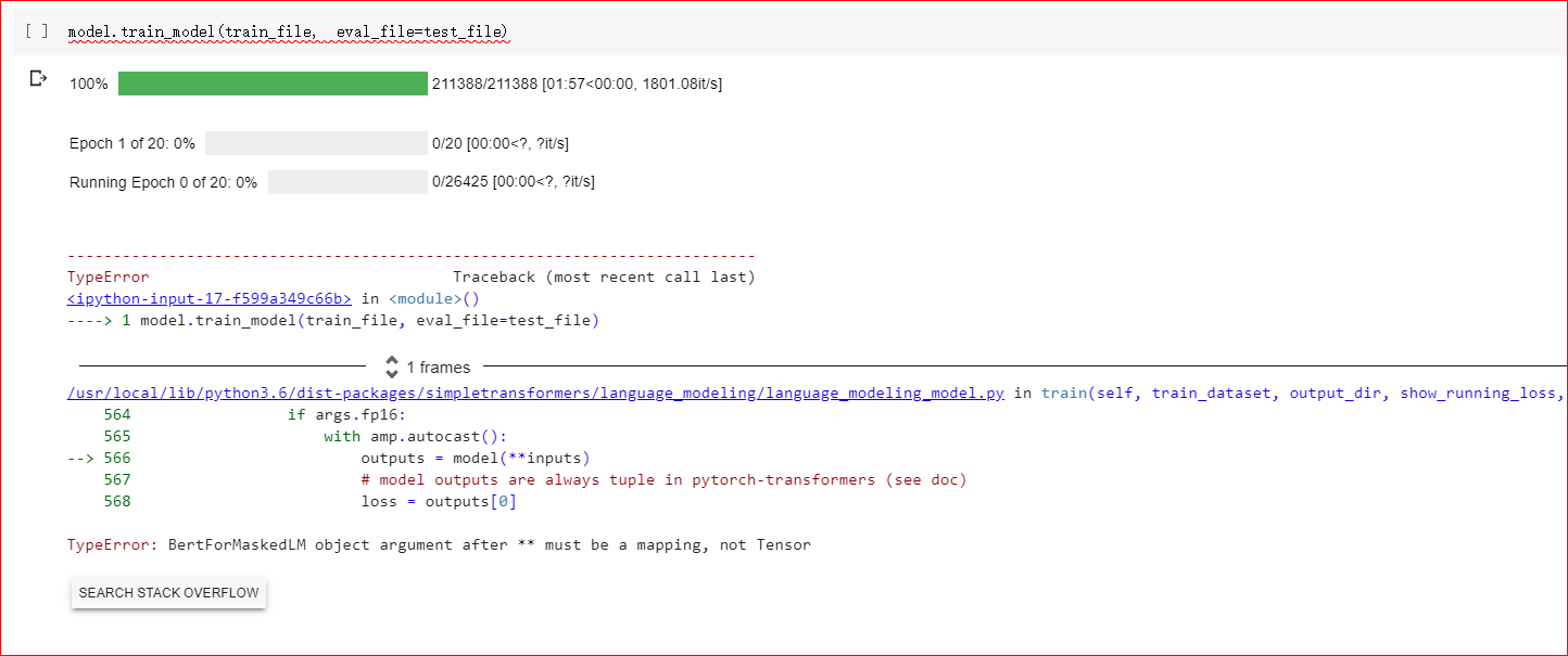 problem on running LM fine-tuning with fp16 on colab · Issue #685 · ThilinaRajapakse ...