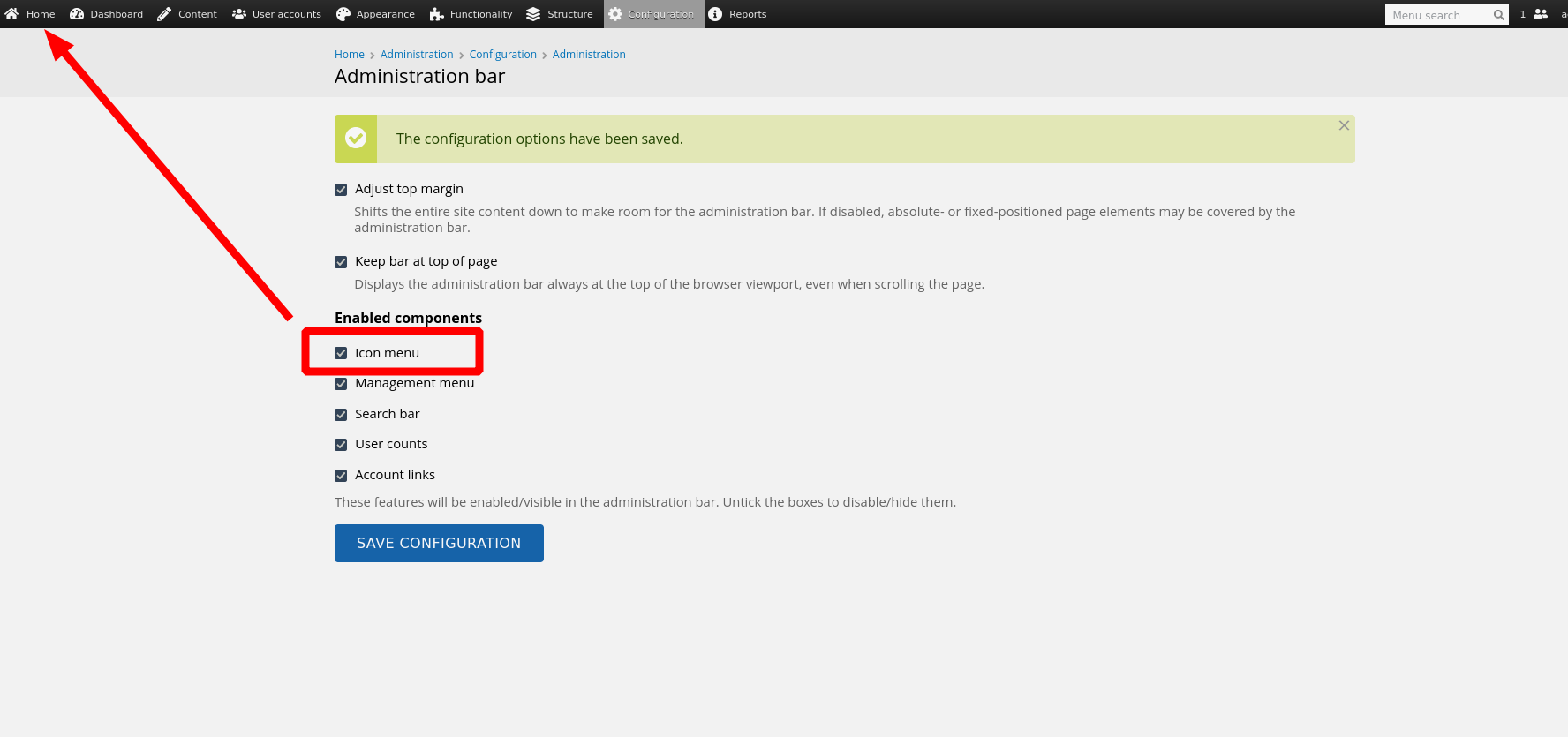 [UX] Choose better names for Admin Bar components, and add descriptions. · Issue #5284 ...