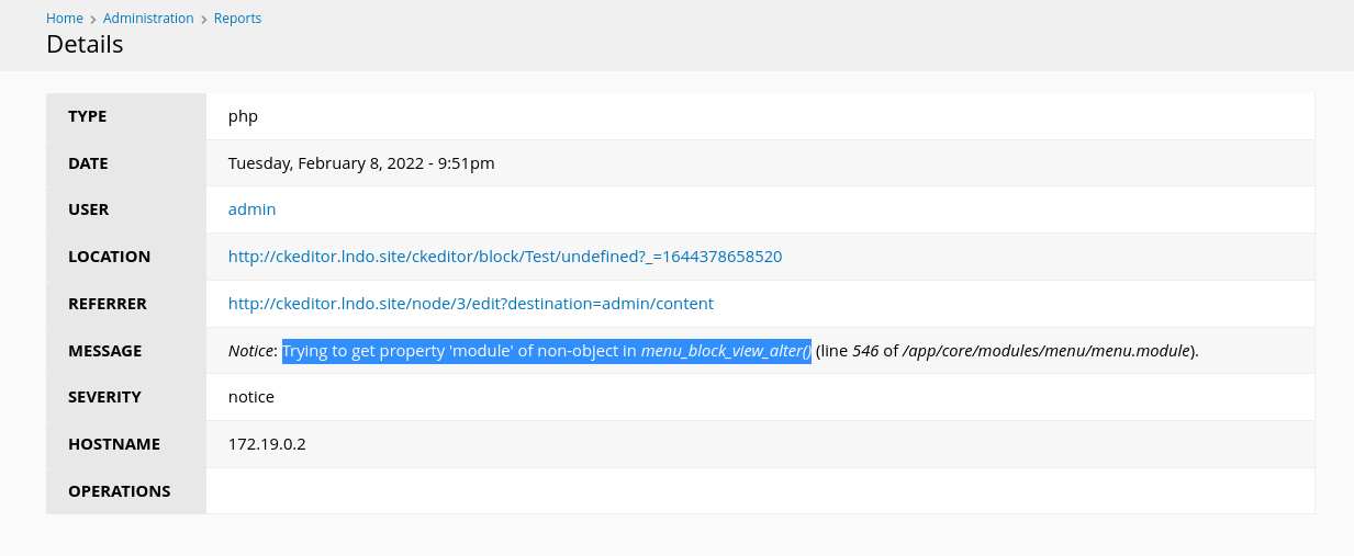 Trying to get property 'module' of non-object in menu_block_view_alter() · Issue #5 · backdrop ...
