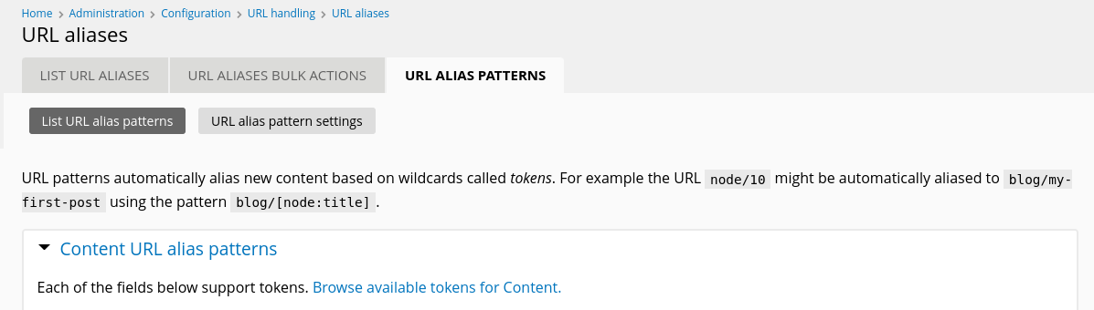 [UX] Update help text for URL aliases. · Issue #2061 · backdrop/backdrop-issues · GitHub