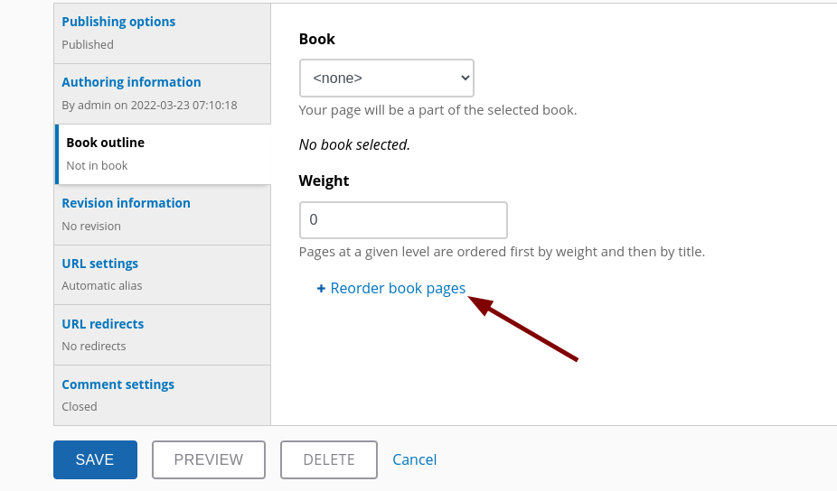 Add various UI improvements in the Book module. · Issue #5331 ...