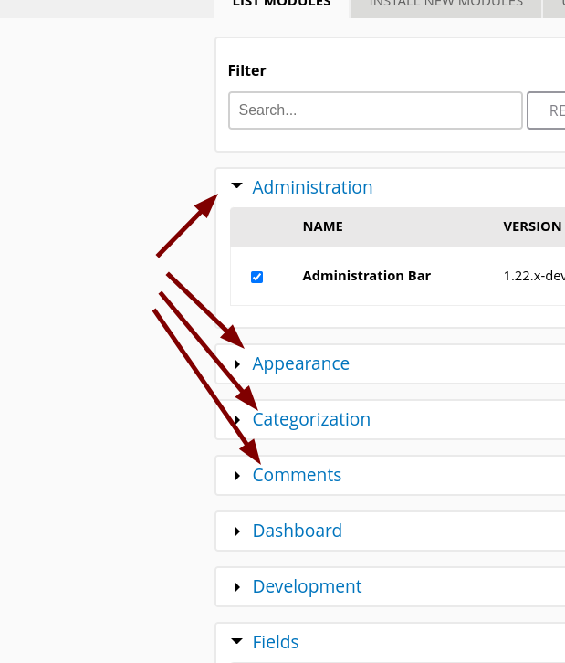 Be consistent with the style of details summaries and fieldset legends · Issue #5509 · backdrop ...