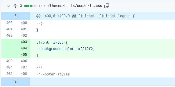 Fix extraneous gray stripe left over when removing Cards grid. · Issue ...