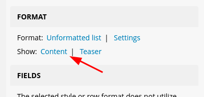 [UX] Views interface: "Show: Content" and "Show: Fields" may be confusing. · Issue #5985 ...
