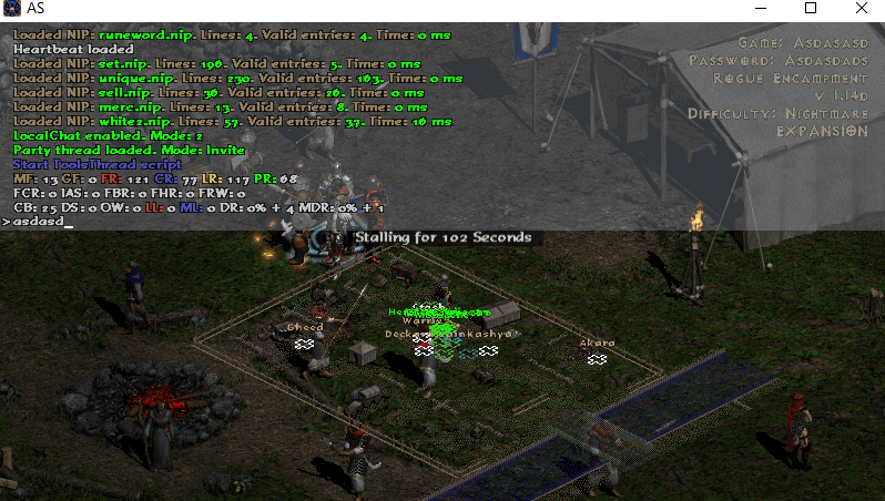 AutoSmurf is Stalling for n Seconds · Issue #2691 · kolton/d2bot-with ...