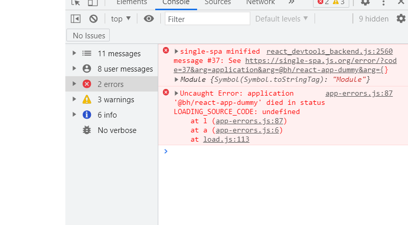 Invalid Application No Unmount Function · Issue 116 · Single Spa Single Spa React · Github