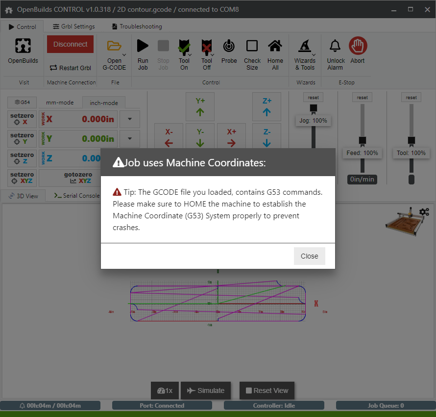 Check if machine is homed and if any G53 moves are in the GCODE, Ask to Home · Issue #219 ...