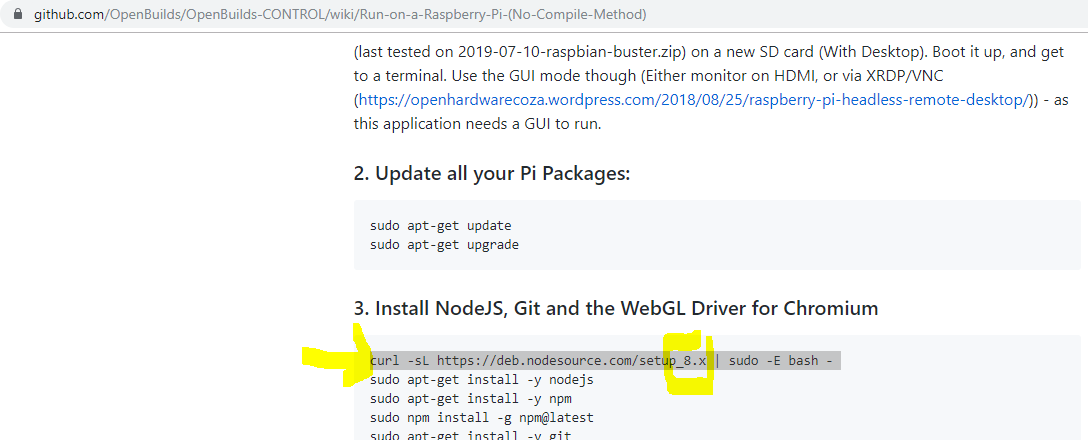 Issue Node version · Issue #102 · OpenBuilds/OpenBuilds-CONTROL · GitHub