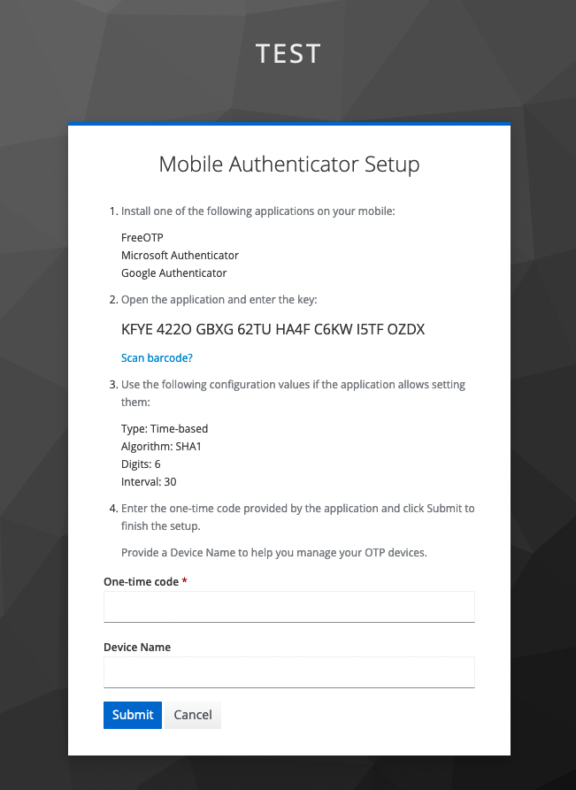 TOTP Qr code Is Re generated After A Refresh Or Wrong Code During Setup totp-qr-code-is-re-generated-after-a-refresh-or-wrong-code-during-setup
