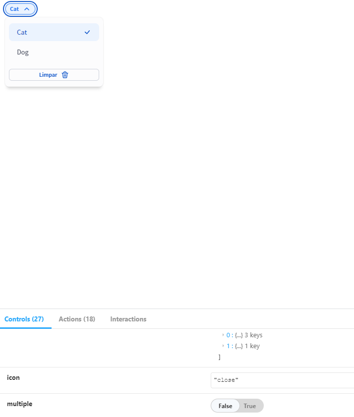 Fix: Single-select dropdown should not have clear button · Issue #575 · Brisanet/ion · GitHub