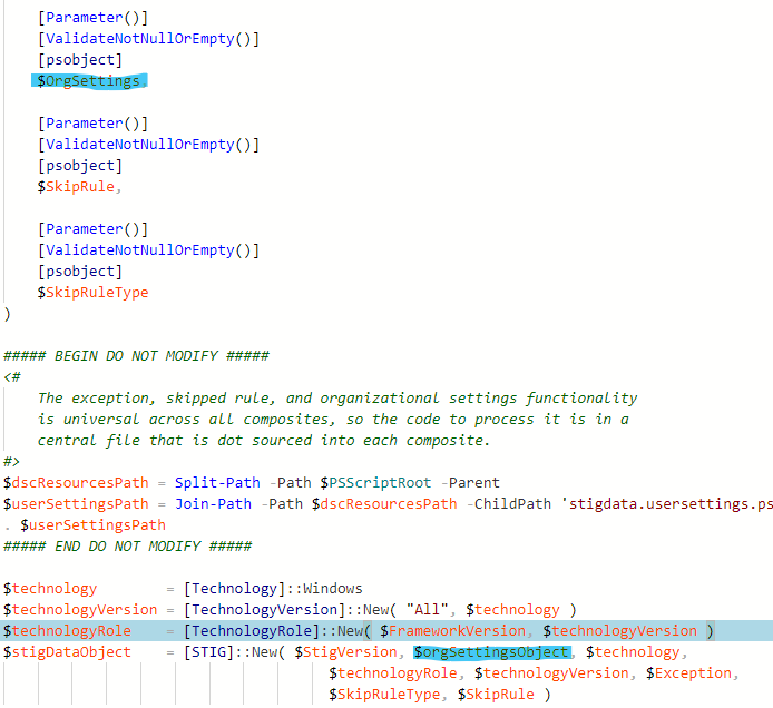 Org settings won't apply in DotNet STIG · Issue #215 · microsoft/PowerStig · GitHub