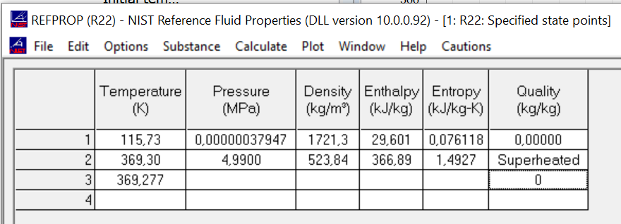 [TDFLSH error 224] Dew point calculation did not converge. · Issue #406 · usnistgov/REFPROP ...