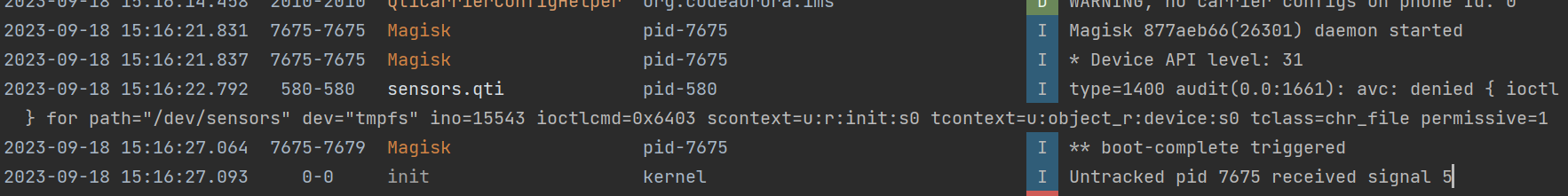 Magisk not active if patched with release build(s) after "Add more to the Utf8CStr family ...