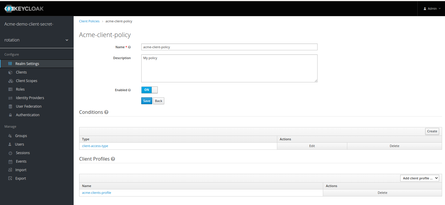 Add Support For Management Of Client Policies · Issue 863 · Adorsys Keycloak Config Cli · Github