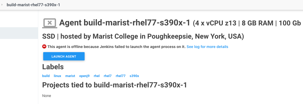 zLinux builds stalled due to build-marist-rhel77-s390x-1 offline · Issue #1576 · adoptium ...