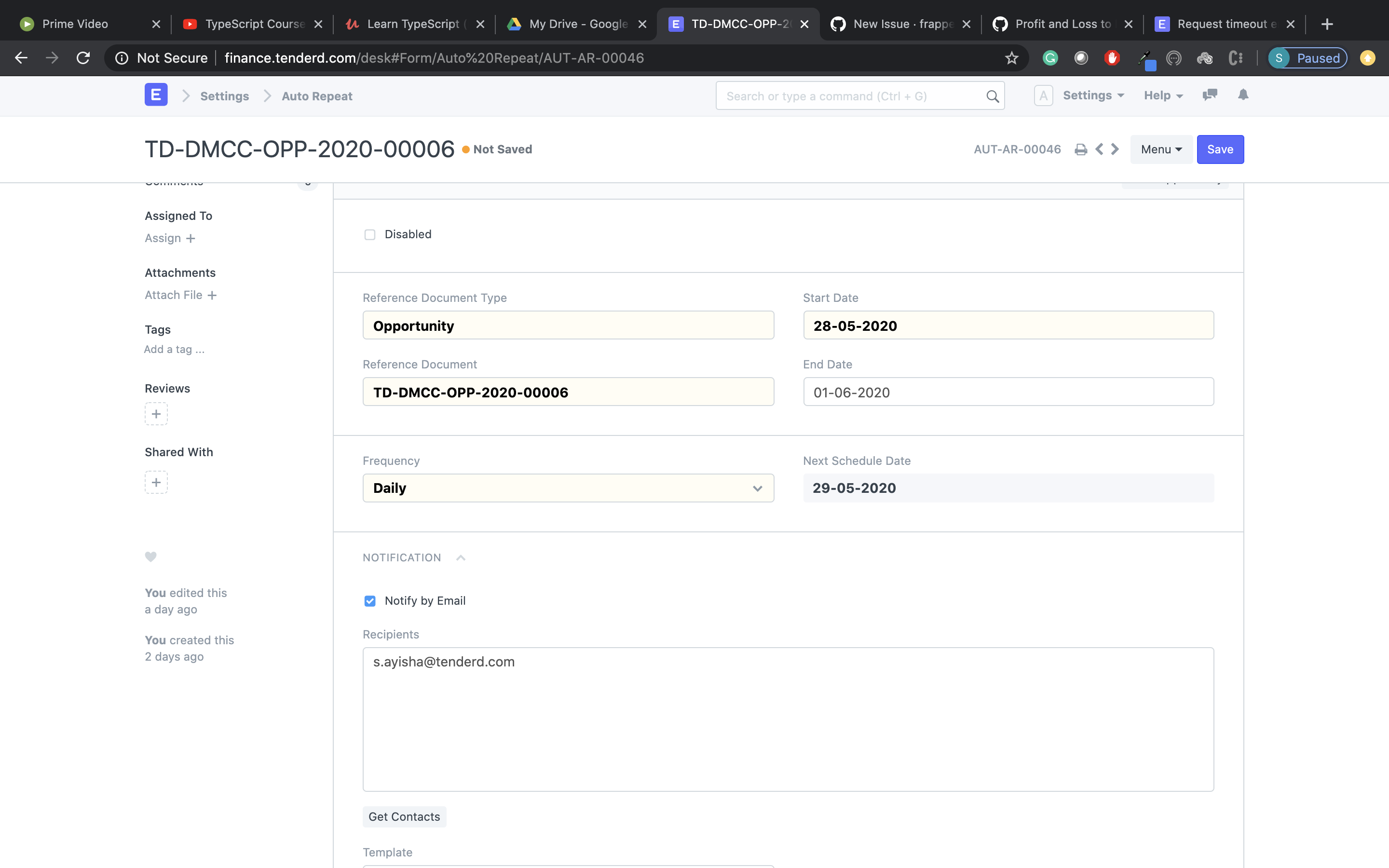 Request timeout error when I try to save an auto repeat doc · Issue ...