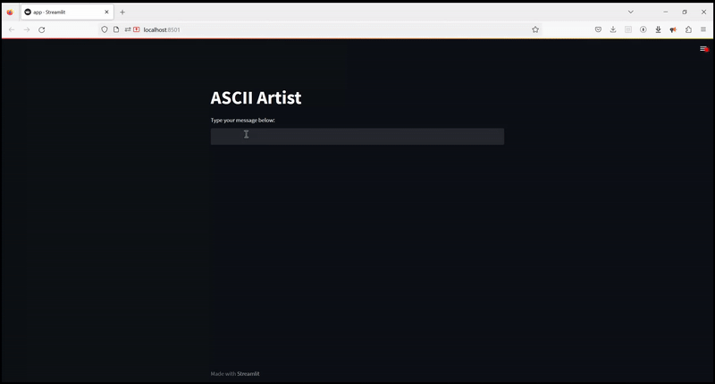 GitHub - Aravinda89/ASCII_artist_chatbot: ASCII artist chatbot