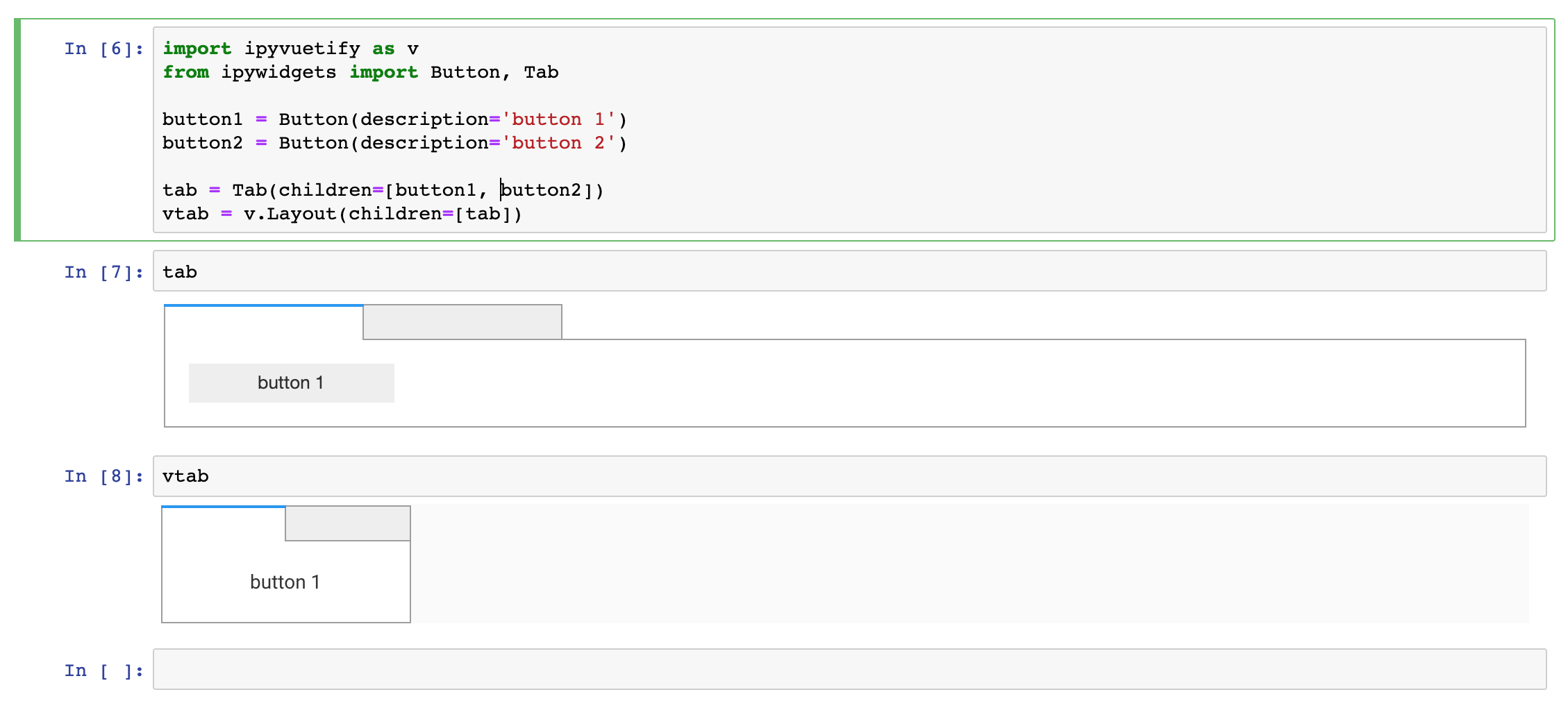 Issue with embedding Tab widget inside an ipyvuetify layout · Issue #1 · widgetti/ipyvuetify ...