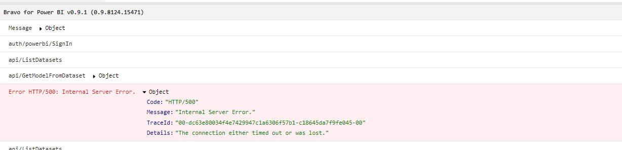 Error connecting to dataset live connected to SSAS via PBI gateway ...