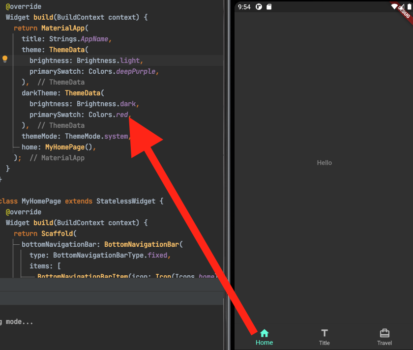 BottomNavigationBar selected item color doesn't change in dark mode · Issue #92209 · flutter ...