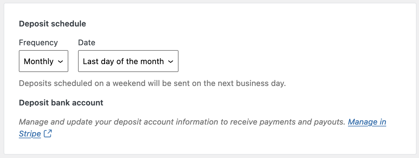 [Deposits UI] Monthly deposit schedule displayed incorrectly as the ...