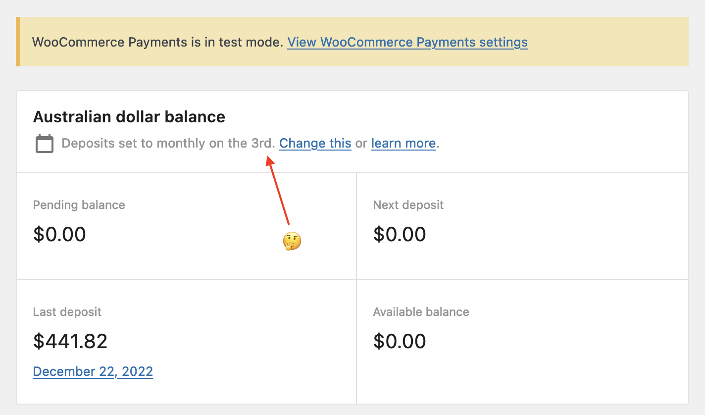 [Deposits UI] Monthly deposit schedule displayed incorrectly as the ...