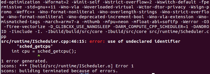 The problem of compiling ComputeLibrary · Issue #242 · ARM-software/ComputeLibrary · GitHub