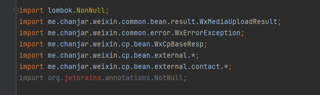 建议统一使用参数校验工具 · Issue #2826 · binarywang/WxJava · GitHub