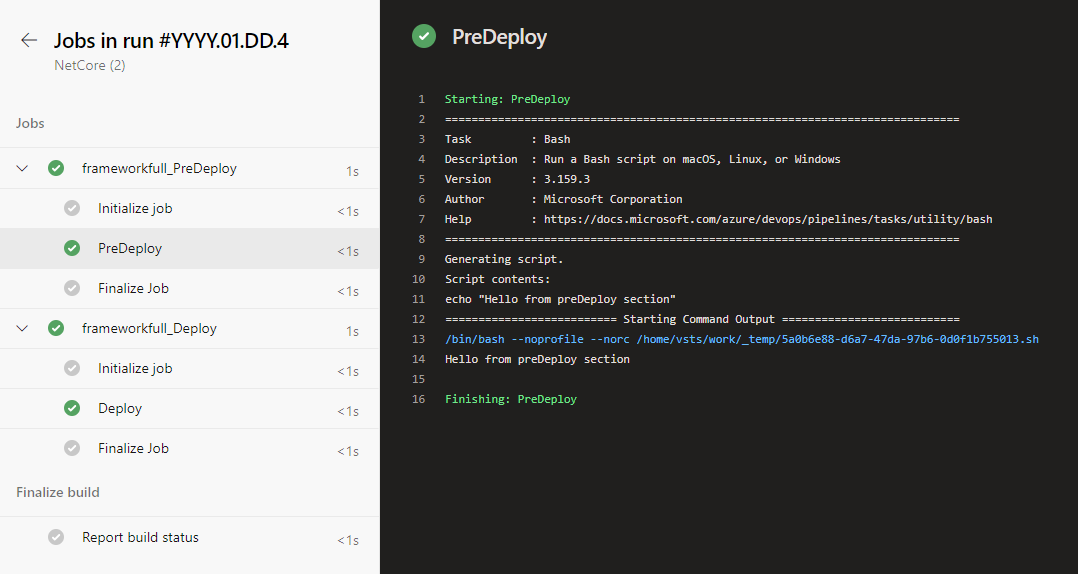 Deployment Job Do Not Execute Predeploy · Issue 407 · Microsoftazure Pipelines Yaml · Github