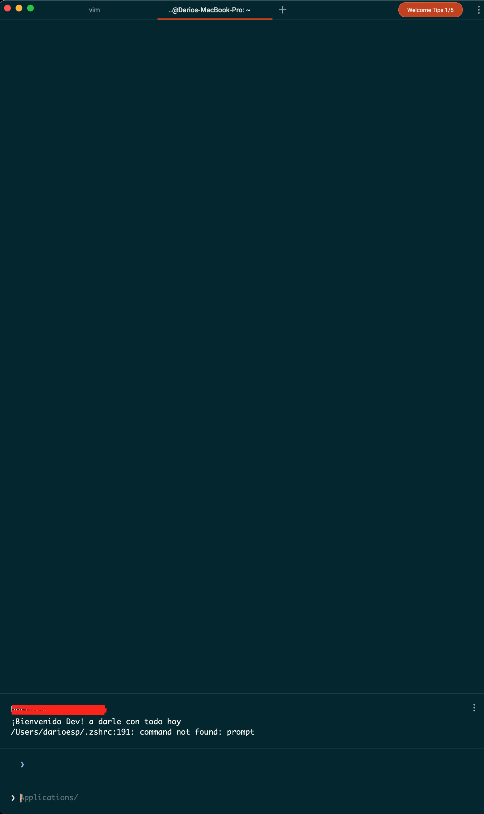 fix typewritter used for zsh · Issue #1568 · warpdotdev/Warp · GitHub