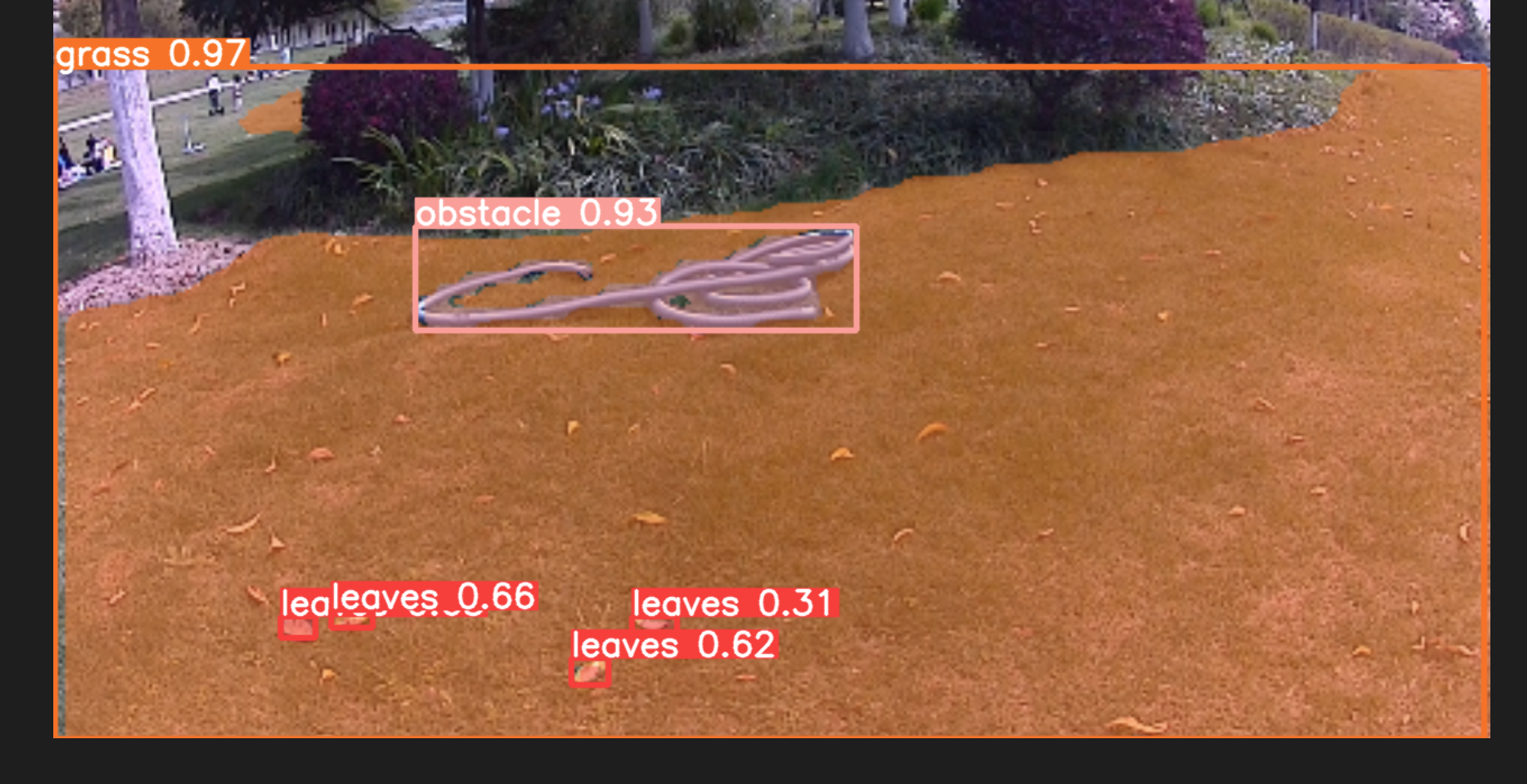 Regarding yolo semantic segmentation sample labeling, the target area ...