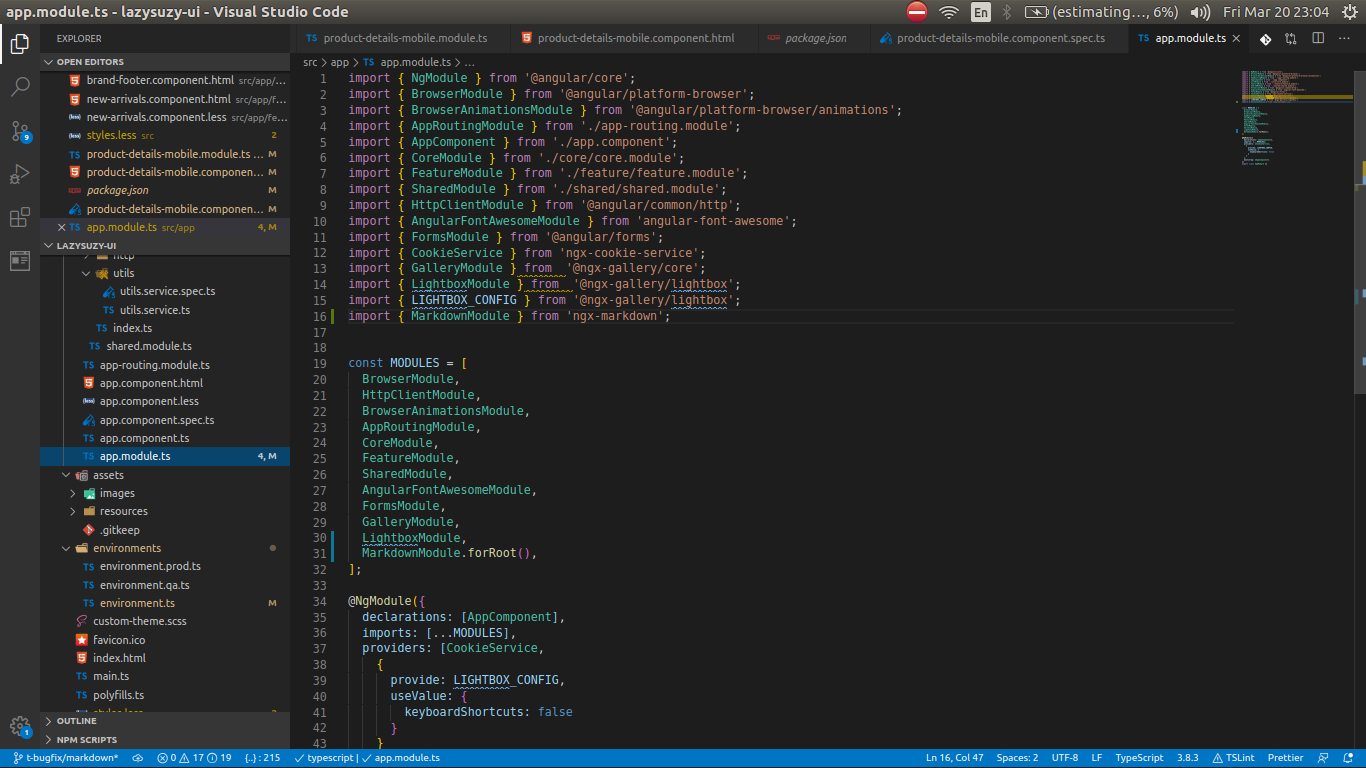 'markdown' is not a known element: · Issue #215 · jfcere/ngx-markdown · GitHub