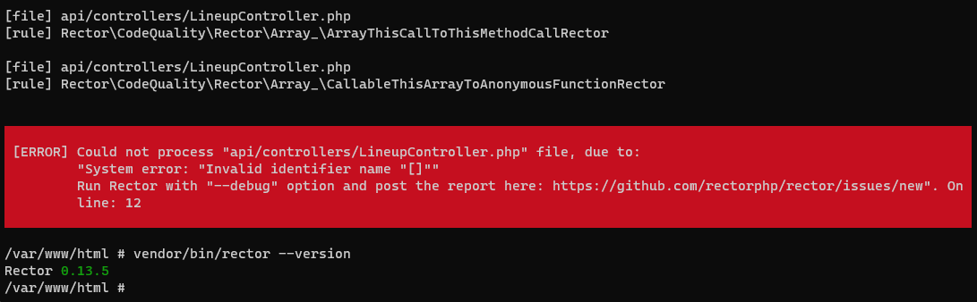 Error on process: Invalid identifier name "[]" · Issue #7249 ...