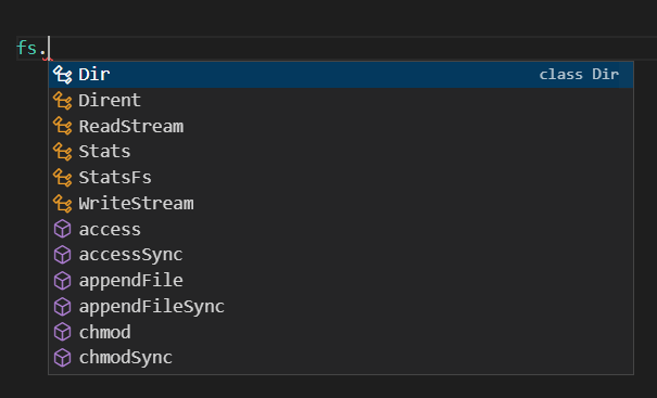 Intellisense Doesn T Show Suggestions For Standard Node Js Modules · Issue 1078 · Stackblitz