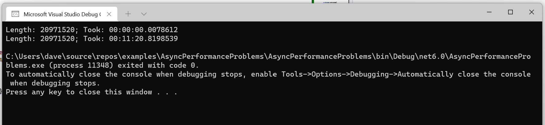 Bad performance when using async variants compared sync variants · Issue #1420 · dotnet ...
