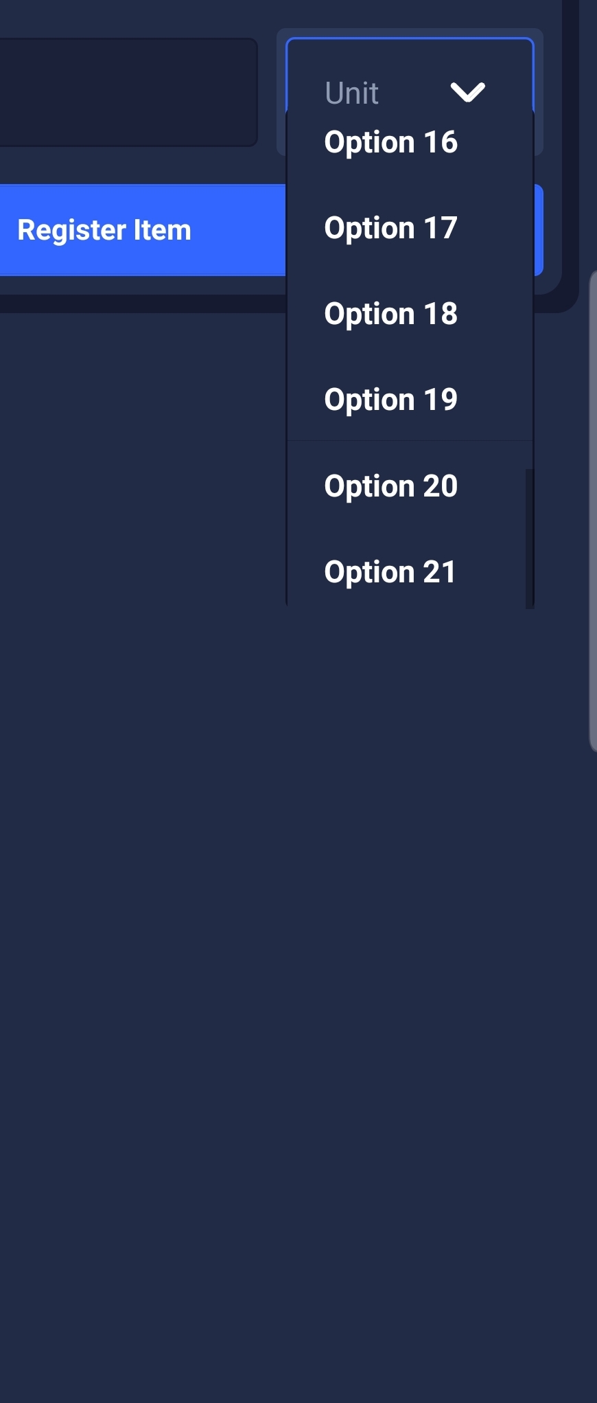 Select menu no longer has scroll view to show large list of options · Issue #794 · akveo/react ...