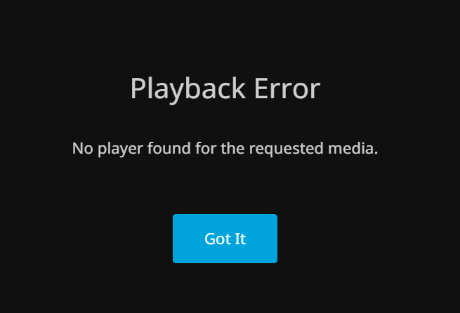 Playback Error reported when clicking an actor's image on details page · Issue #4358 · jellyfin ...
