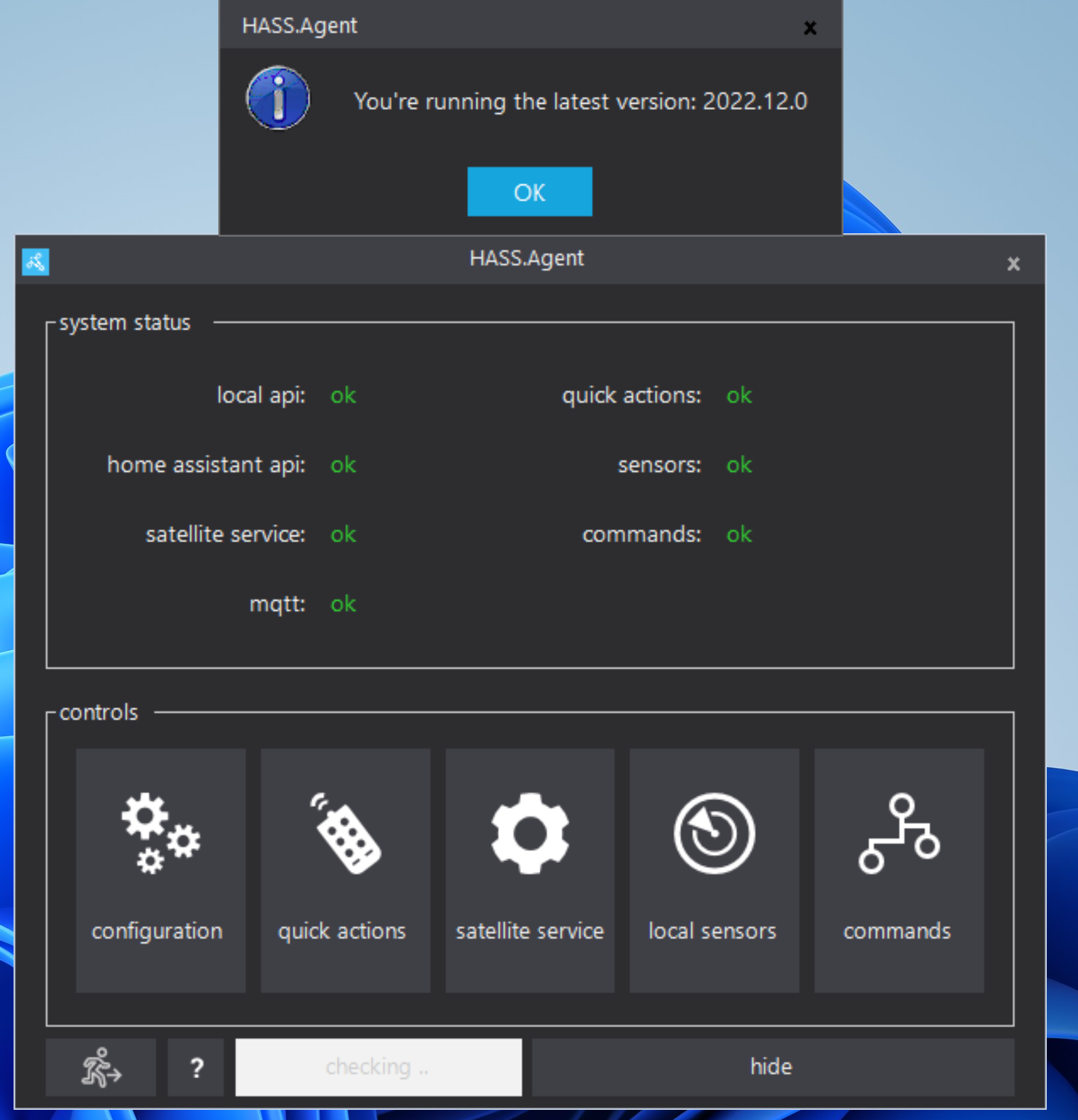 Bug: Cannot run quick action automation · Issue #146 · LAB02-Research/HASS.Agent · GitHub