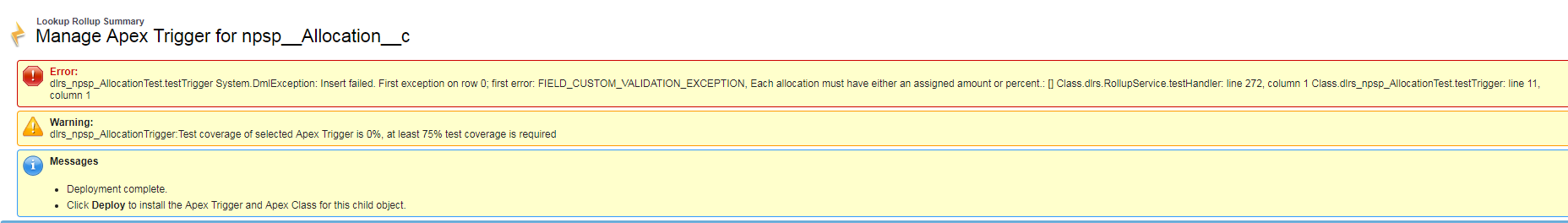 Error deploying Child Trigger on NPSP object npsp__Allocation__c · Issue #554 · SFDO-Community ...