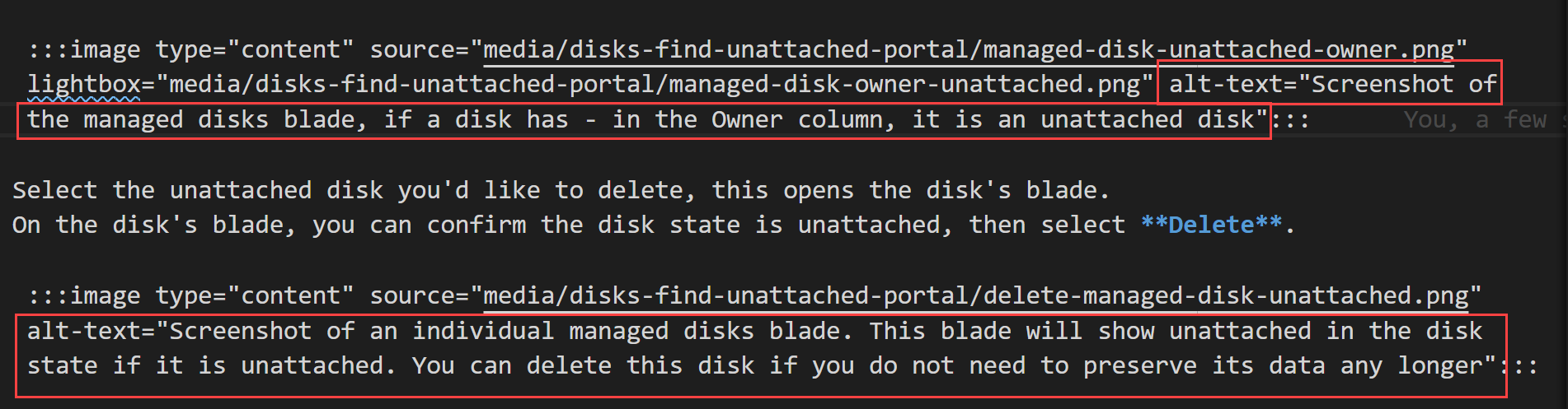Lightbox format breaks when alt-text is used. · Issue #608 · microsoft/vscode-docs-authoring ...