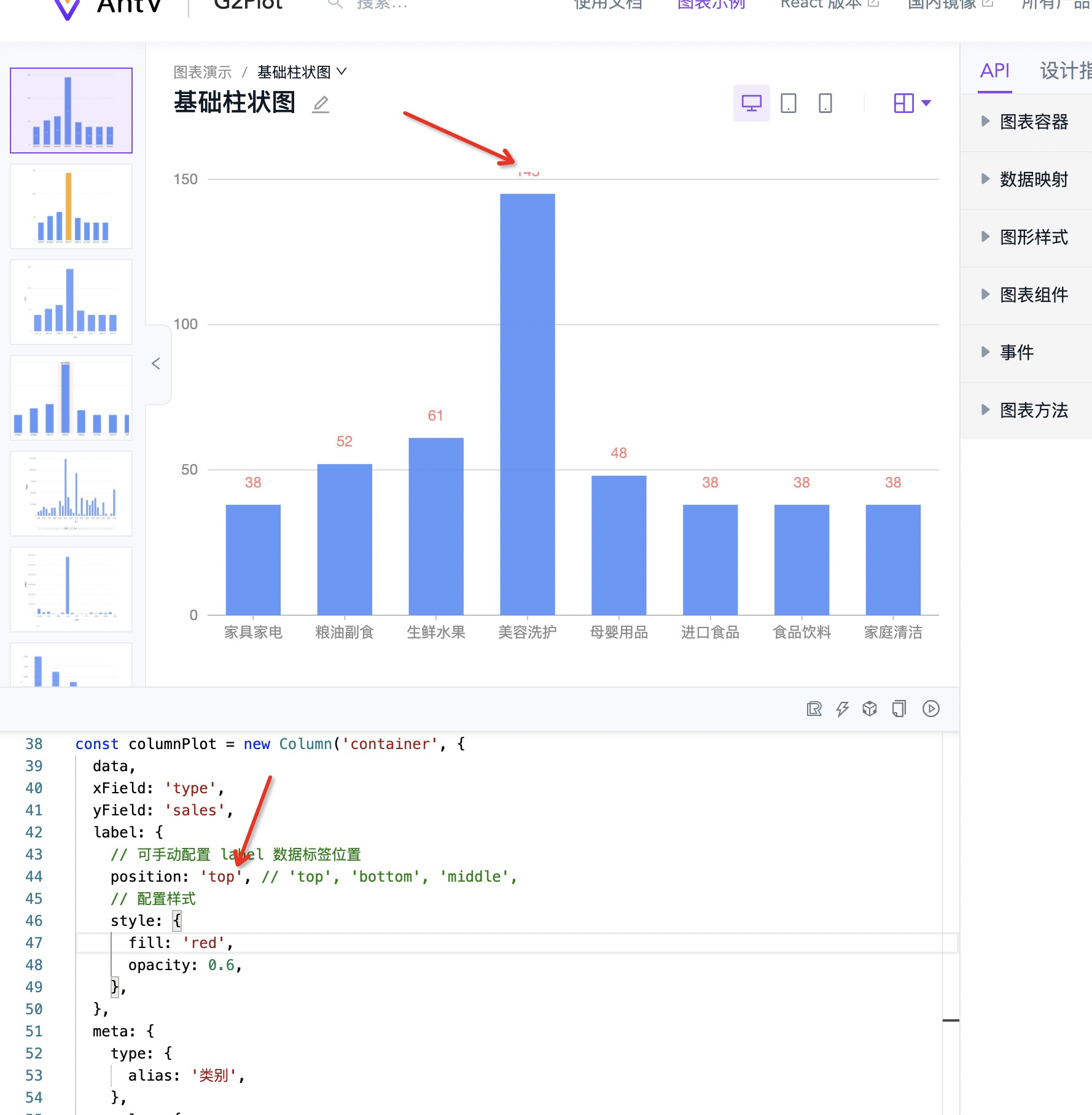 V2 柱状图label超过canvas范围时渲染不完全 · Issue #1846 · antvis/G2Plot · GitHub