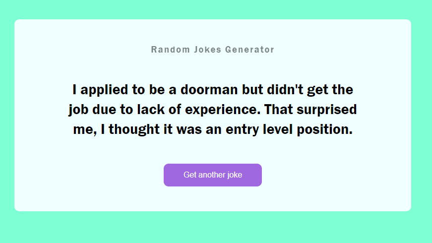 GitHub - dayotech/Random-joke-generator