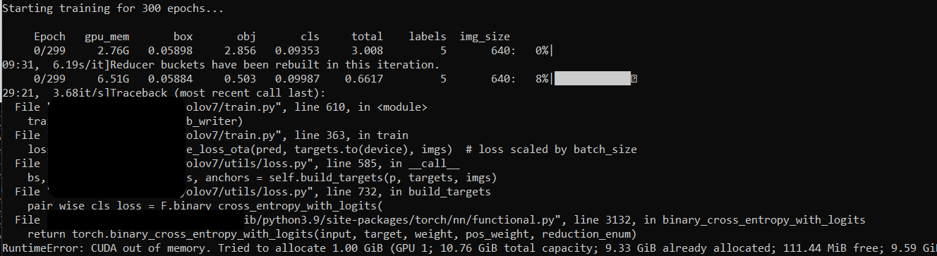 cuda out of memory when training custom datasets · Issue #109 ...